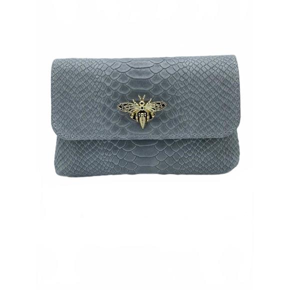 GERMAN FUENTES | Bags | New German Fuentes Bijou Bee Bag In Gray | Poshmark